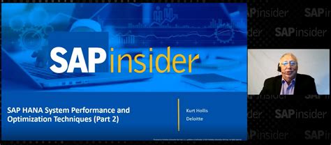 Sap Hana System Performance And Optimization Techniques Part 2 Sapinsider