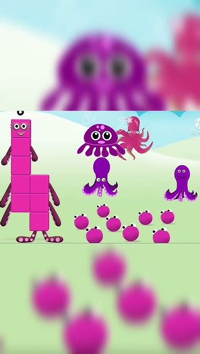 Numberblocks 8 Octoblock And Octopus Shorts Youtube