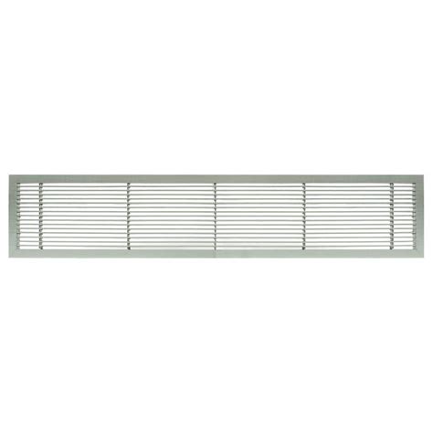 Architectural Grille Ag10 Series 4 In X 48 In Solid Aluminum Fixed