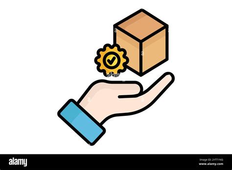 Product Icon Colored Outline Icon Style Icon Related To Procurement