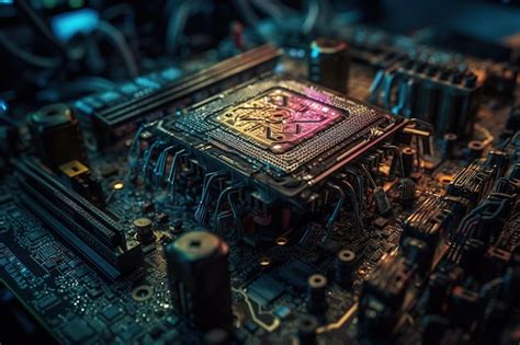 Premium Photo Artificial Intelligence Futuristic Technology Trends Concept Network Structure