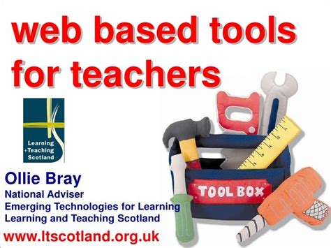 Web Based Tools For Teachers