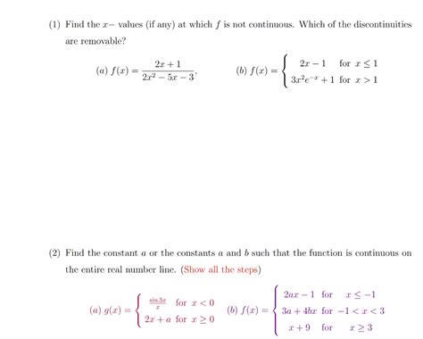Solved Find The R Values If Any At Which F Is Not Chegg