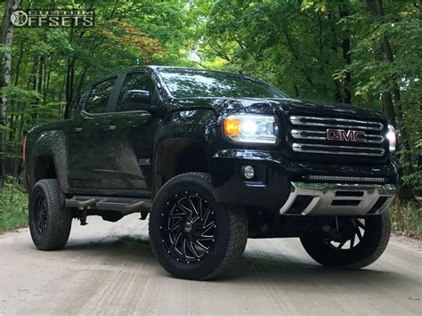2016 Gmc Canyon With 20x9 0 Hardrock Crusher H704 And 275 60r20 Atturo