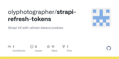 github olyphotographer strapi refresh tokens strapi v4 with refresh