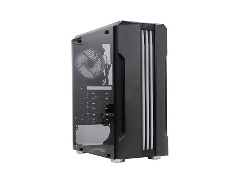 CASE 1STPLAYER RAINBOW R3-A ( R3-A ) S/ FUENTE | 1 PANEL VIDRIO | LED -RGB