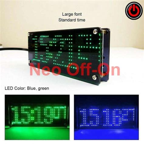 Jual Diy Rakit Sendiri Smd Led Dot Matrix Digital Clock Kit Jam Meja Di
