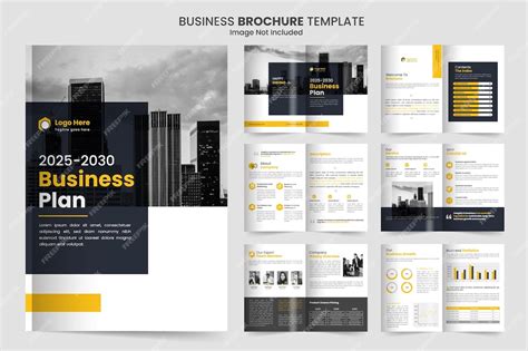 Premium Vector Corporate Brochure Editable Template Layout Business Brochure Template Layout