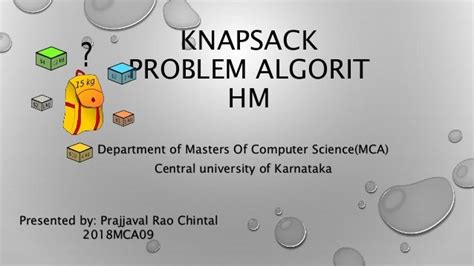 Knapsack Problem Algorithm Greedy Algorithm