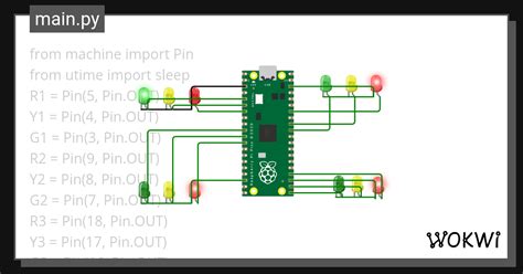 Blink With Micropython Copy Wokwi Esp32 Stm32 Arduino Simulator