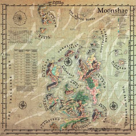 Mapas De Las Mooshae Y Norlandia Tibixen