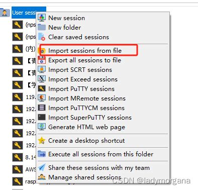 日常总结MobaXterm session 如何迁移 随风落木 博客园