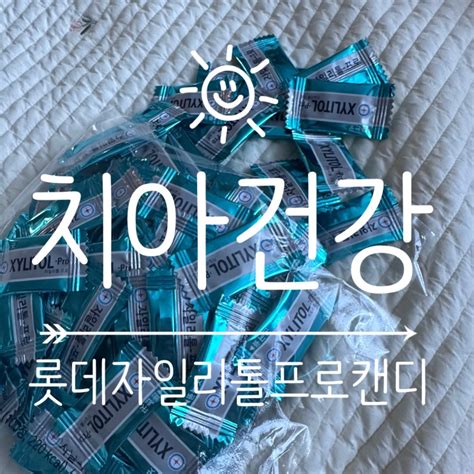 치아건강 무설탕 롯데 자일리톨 프로 캔디 추천 네이버 블로그