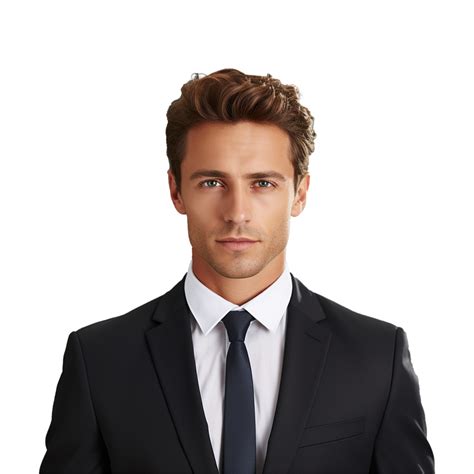 AI Generated Businessman Isolated On Transparent Background PNG