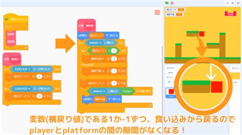 【作り方解説】scratch（スクラッチ）で壁ジャンプ機能付きプラットフォームゲームを作ろう！その1