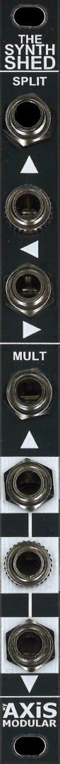 Axis Modular SPLIT MULT Eurorack Module On ModularGrid