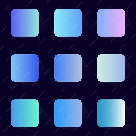 Premium Vector Set Of Color Gradient Background Vector