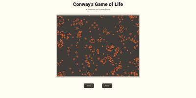 Conway S Game Of Life JavaScript Port