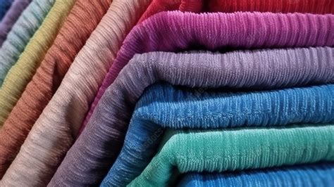 Soft Textile Material With Mint Hue And Natural Texture Powerpoint