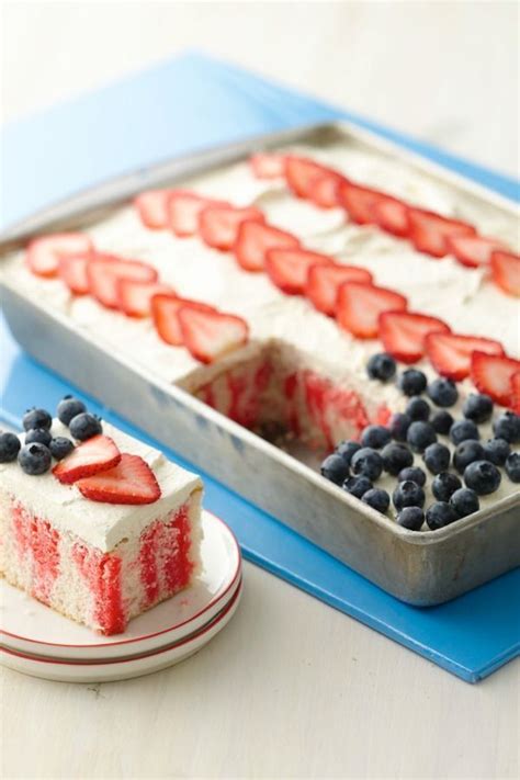 Jello Poke Cake 4th Of July