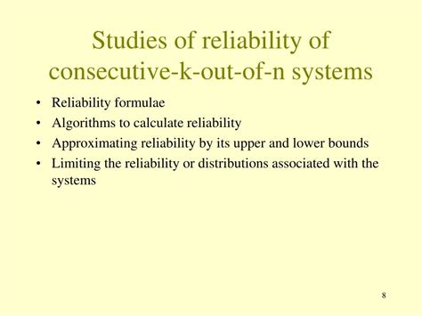 Ppt Linear Consecutive K Out Of N Systems Powerpoint Presentation Free Download Id 3138286