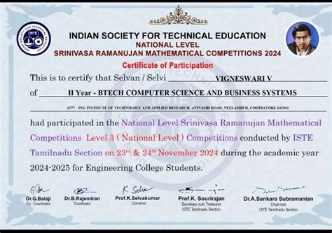 Vigneswari Vijay On Linkedin Pushing Boundaries With Numbers And Stepping Up My Problem Solving