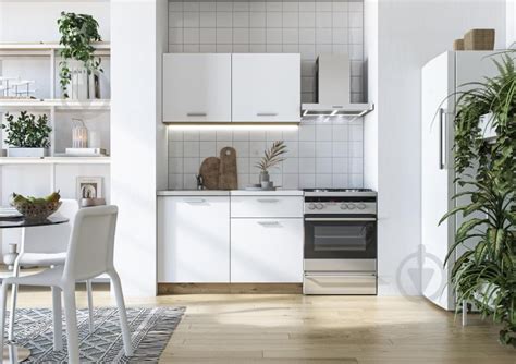 ᐉ Кухня Грейд Влада ДСП 1 2м білий дуб артізан • Краща ціна в Києві Україні • Купити в Епіцентр