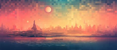 premium photo digital pixels material structure background generative ai