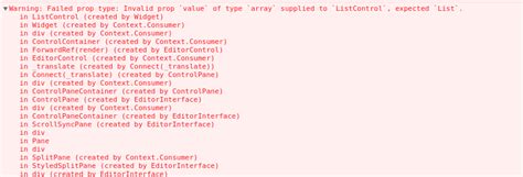 Invalid Prop `value` Of Type `array` Supplied To `listcontrol` When