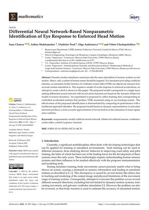 pdf differential neural network based nonparametric identification of
