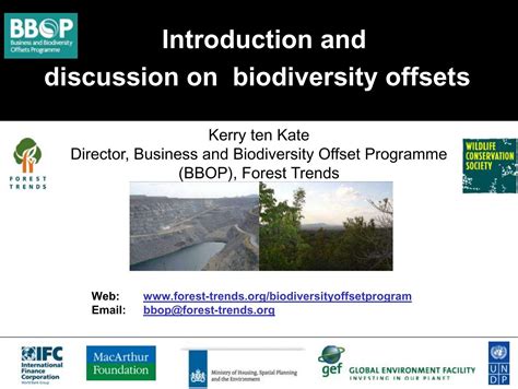 1 What Is A Biodiversity Offset Ecosystem Marketplace