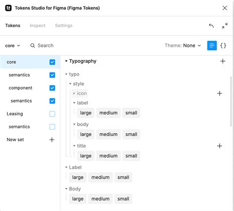 allow typography tokens and typography styles to persist from a source