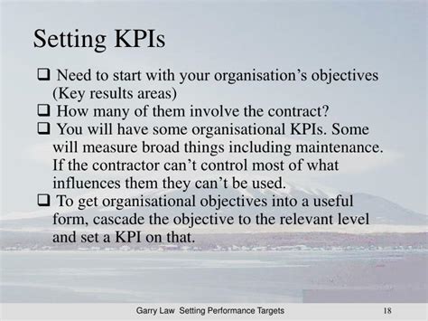 Ppt Setting Performance Standards For Your Maintenance Contract