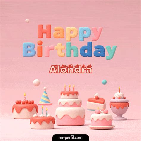 🎂 Feliz Cumpleaños Vi Alondra Tarjetas  Online