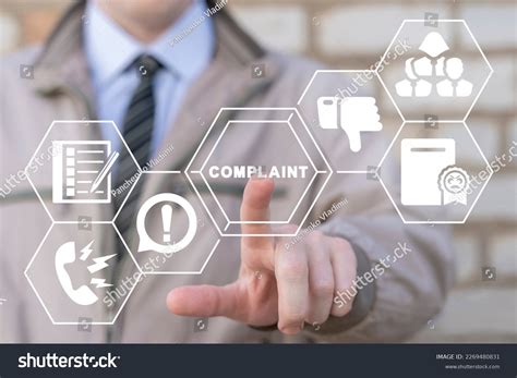 Complaints Concept Customer Complaint Dissatisfaction Product Stock