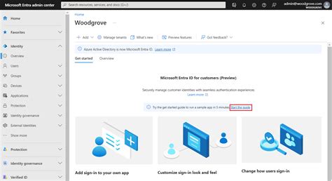 外部租户快速入门 microsoft entra external id microsoft learn