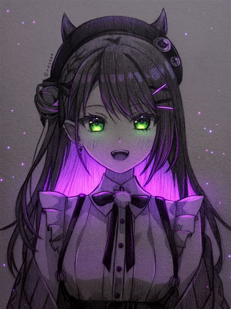 Glowing Hair Danbooru