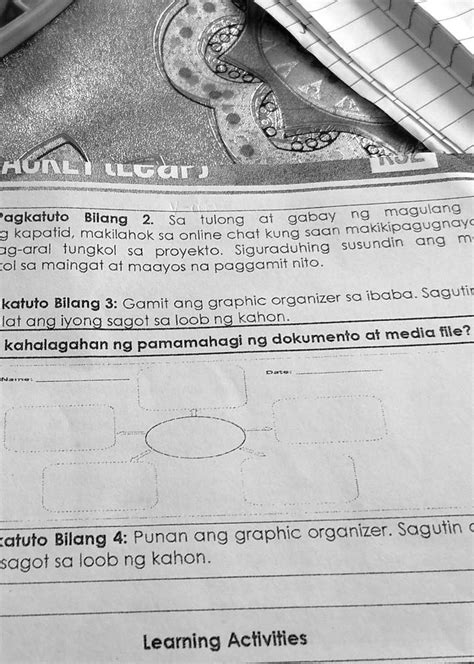 SOLVED: Gawain sa Pagkatuto Bilang 3: Gamit ang graphic organizer sa ibaba. Sagutin ang ...