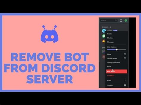 How to Remove Bot From Discord Server | Delete Bot on Discord - YouTube