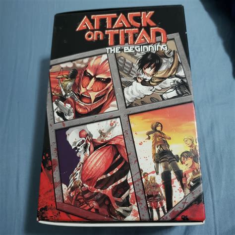 Attack On Titan The Beginning Box Set Volumes 1 4 Depop