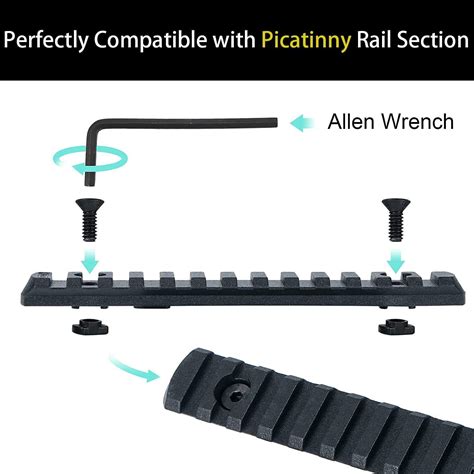 Mlock Picatinny Rails Section For Mlok System 3 5 7 13 Slots Nylon M