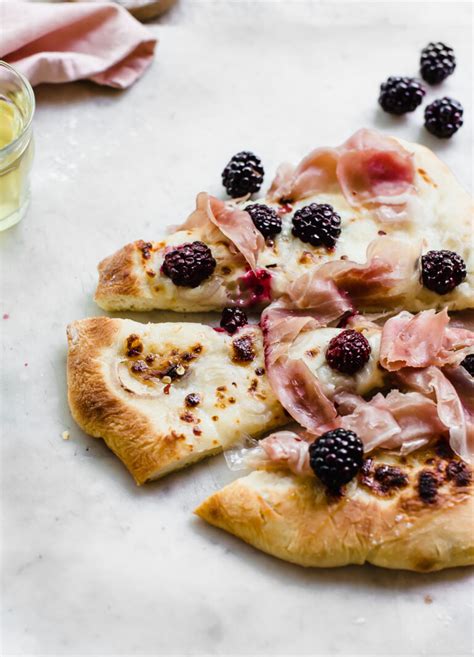 Blackberry Prosciutto Mozzarella Flatbread California Giant Berry Farms