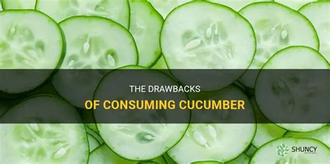 The Drawbacks Of Consuming Cucumber Shuncy
