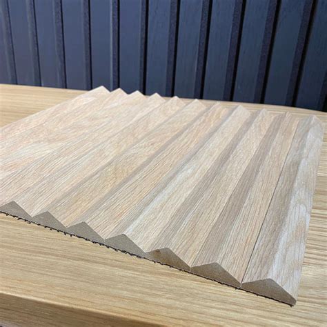 Naturaflex 2700 X 595mm Oak Flexible Triangle Wall Panels The Build