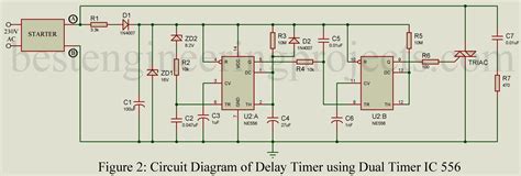 Delay Starter Using 556 Dual Timer Ic Engineering Projects