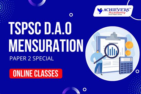 Tspsc Dao Mensuration Online Classes