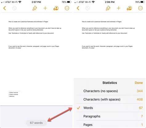 How To See The Word Count And Other Statistics In Pages AppleToolBox