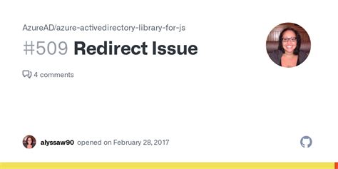Redirect Issue · Issue 509 · Azureadazure Activedirectory Library For
