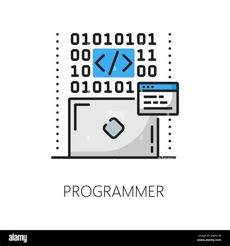 Internet Binary Code Build Stock Vector Images Alamy