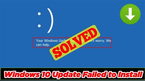 [fixed] Windows 10 Update Failed To Install 100 Working Youtube